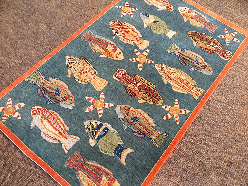 Fish Rug - Oriental Rugs - Nomad Rugs