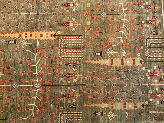 Green Tree Rug - Oriental Rugs - Nomad Rugs
