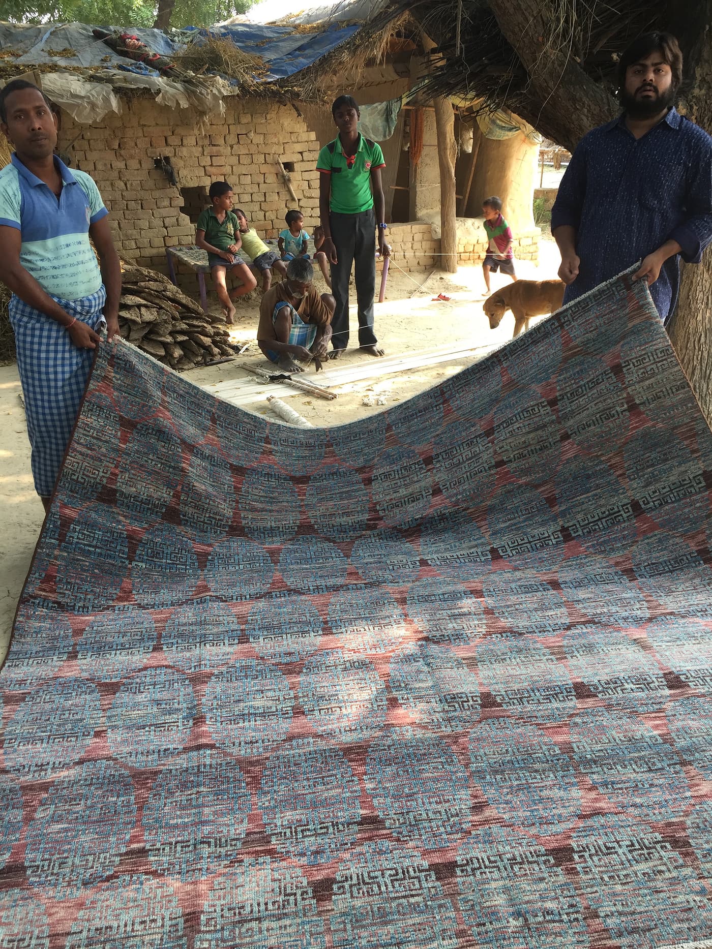 Rug Weaving In India - Nomad Rugs