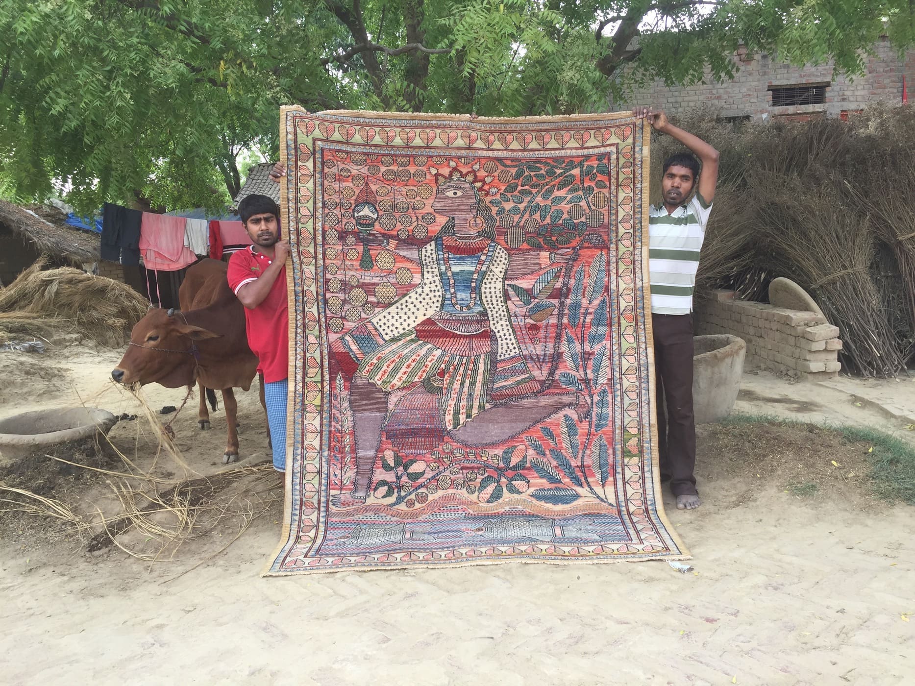 Rug Weaving In India - Nomad Rugs