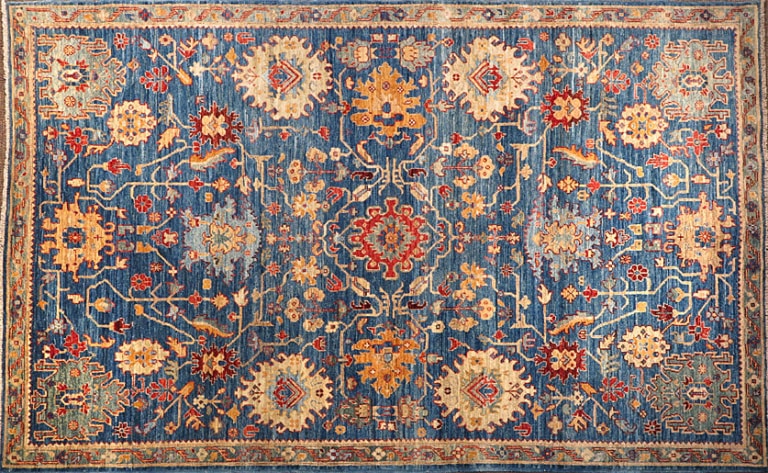 Blue Oushak - Oriental Rugs - Nomad Rugs