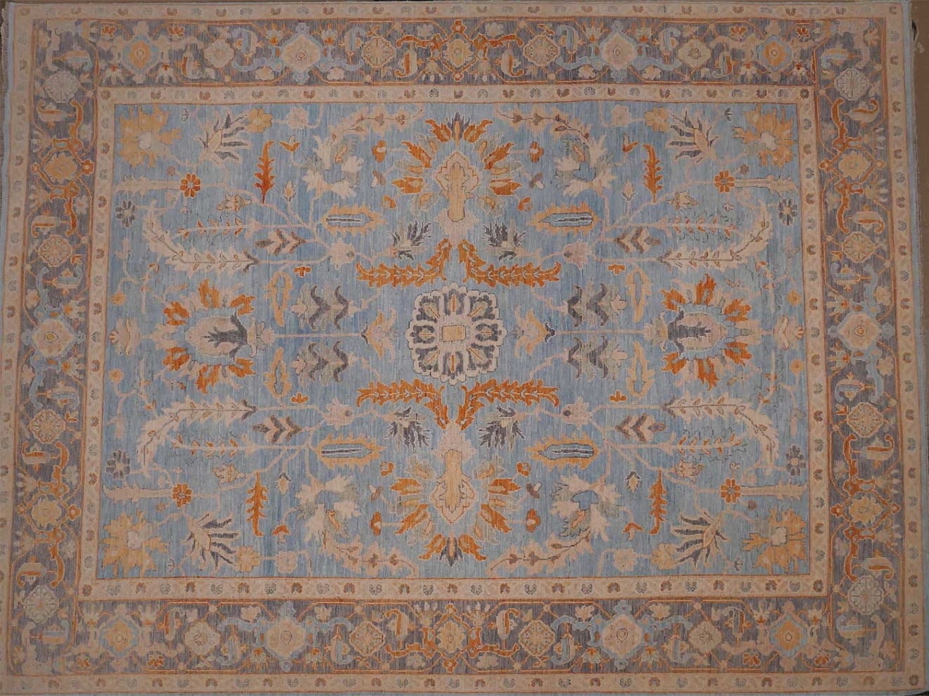 Blue Oushak - Oriental Rugs - Nomad Rugs