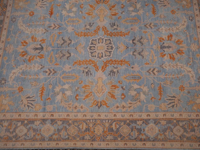 Blue Oushak - Oriental Rugs - Nomad Rugs