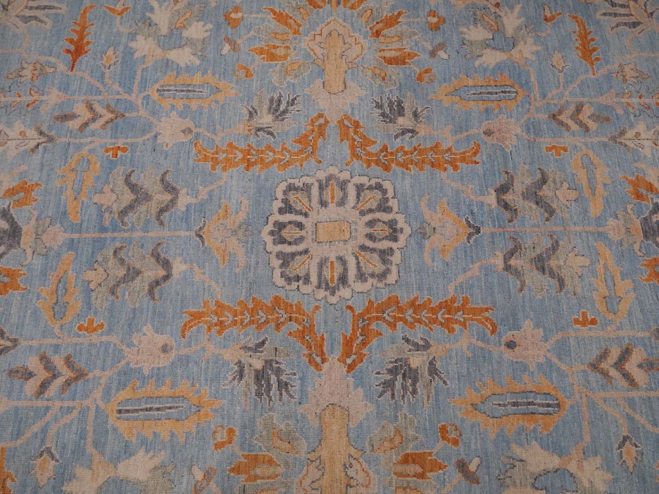 Blue Oushak - Oriental Rugs - Nomad Rugs
