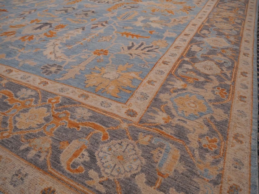 Blue Oushak - Oriental Rugs - Nomad Rugs