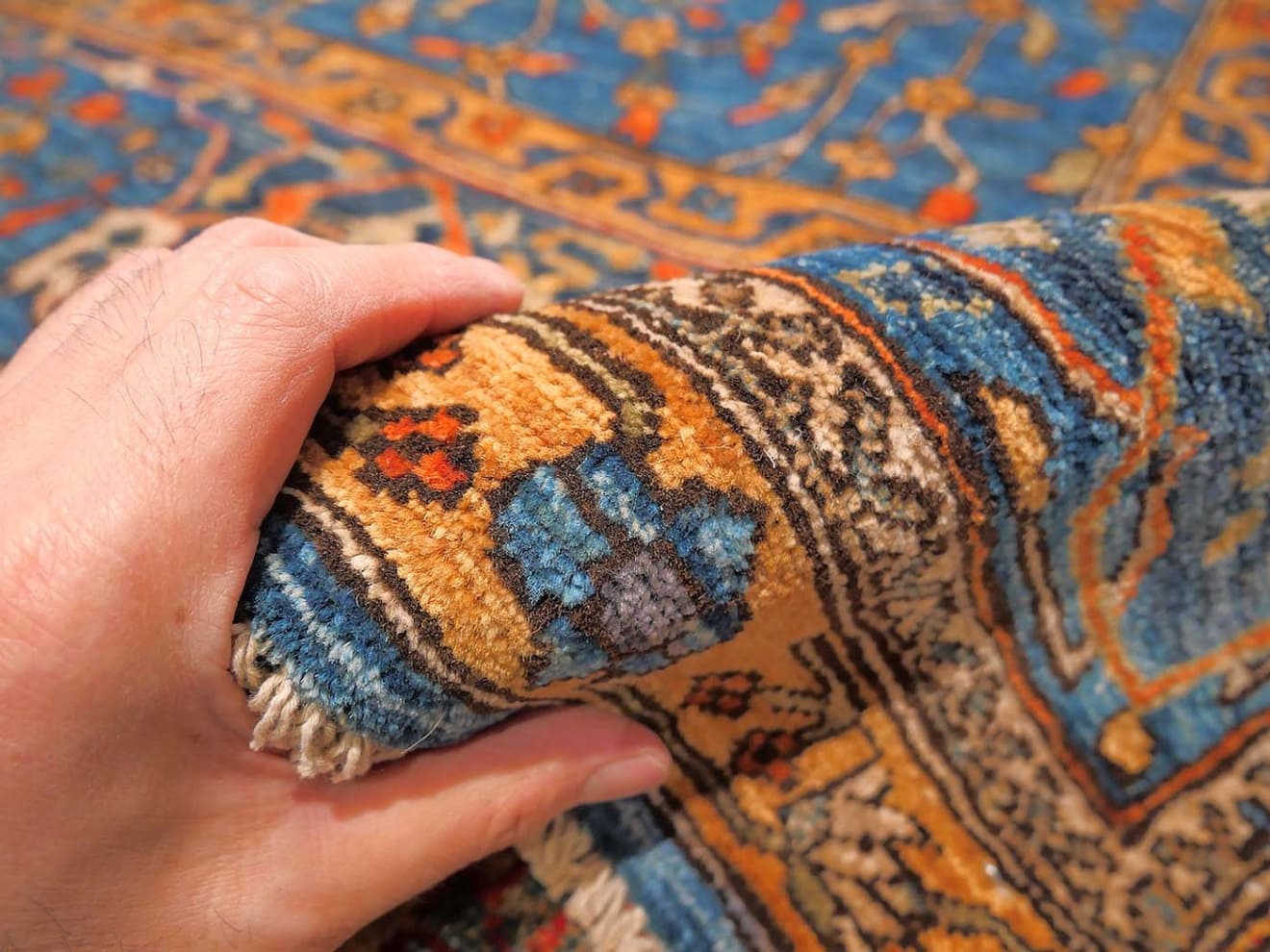 Blue Agra - Oriental Rugs - Nomad Rugs
